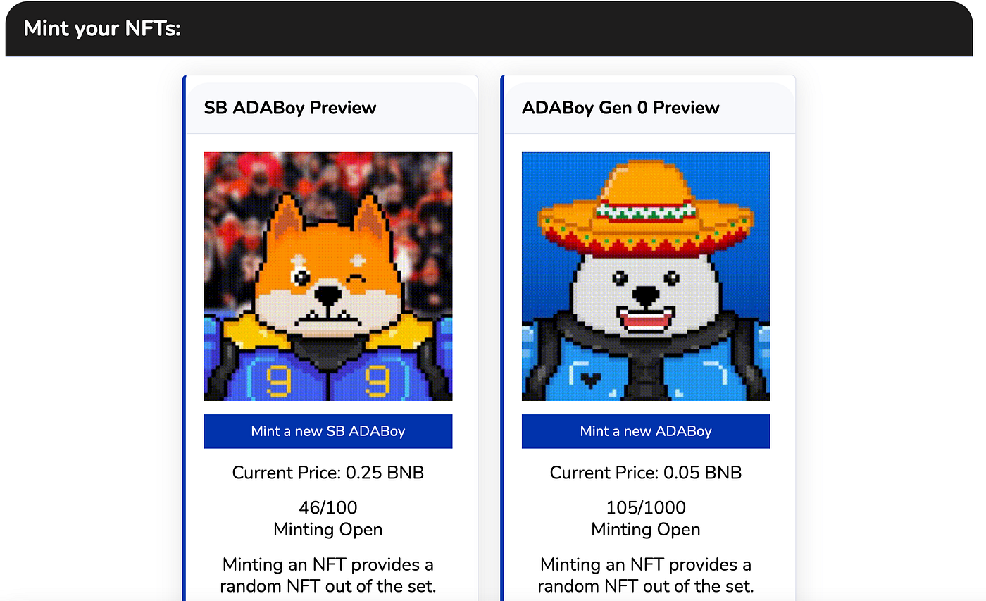 ADABoy #CryptoEducator — Crypto Vocabulary, ADABoy Dapp, and NFT ...