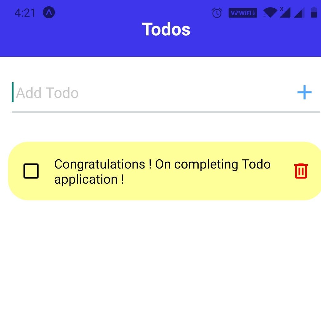 Todo App Using React Native. Before we get any further, if I say a ...