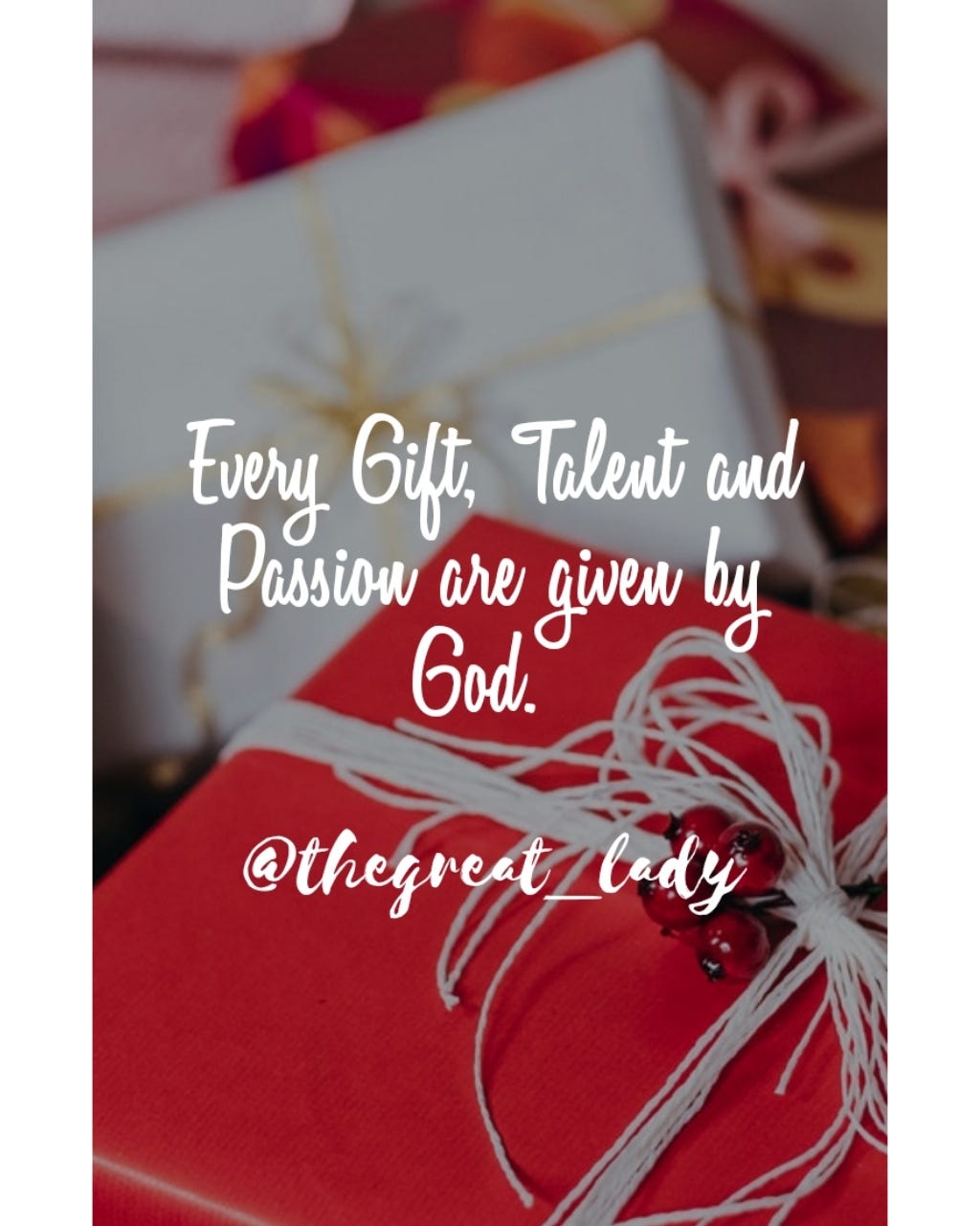 Let’s talk about Gifts and Talents. | by Great Lady | Medium