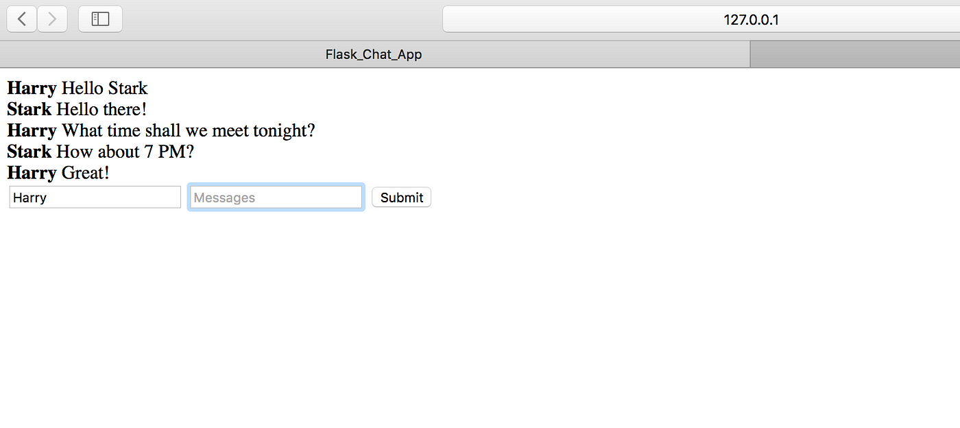 Building your first Chat Application using Flask in 7 minutes | by ...