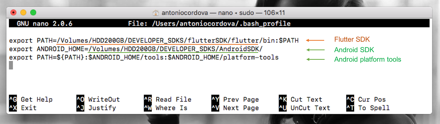 Install Flutter correctly on MacOS | by Antonio Cordova | Medium
