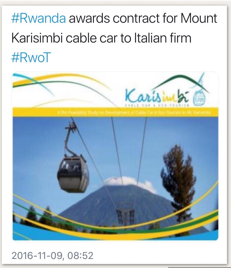 New Times Says Kenya Is Building A Cable Car. What Happened To Kagame’s ...
