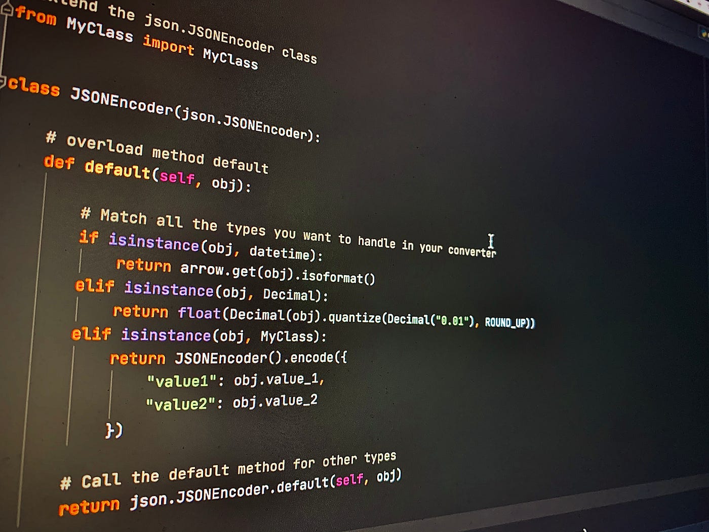 Custom Json Encoder With Python The Json Package Can Encode Python