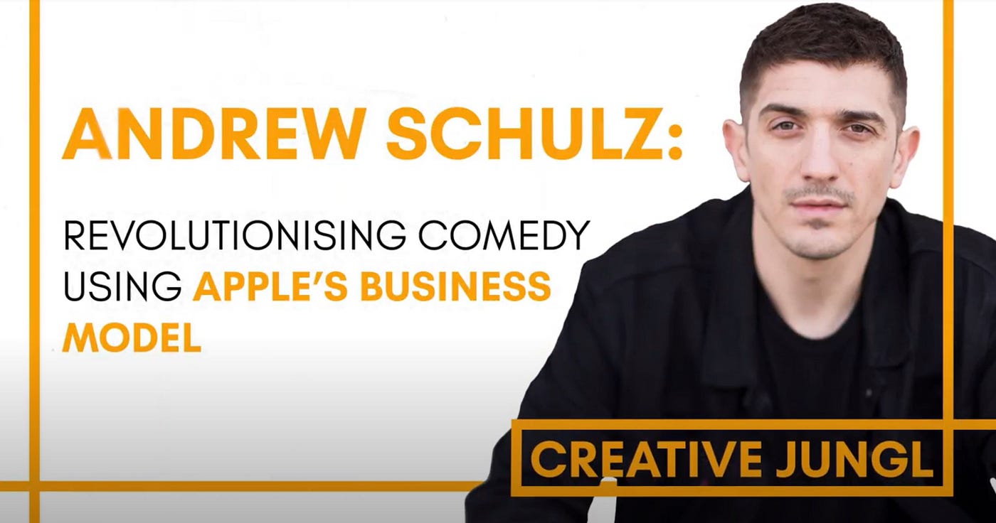 Andrew Schulz: Revolutionising Comedy Using Apple’s Business Model ...