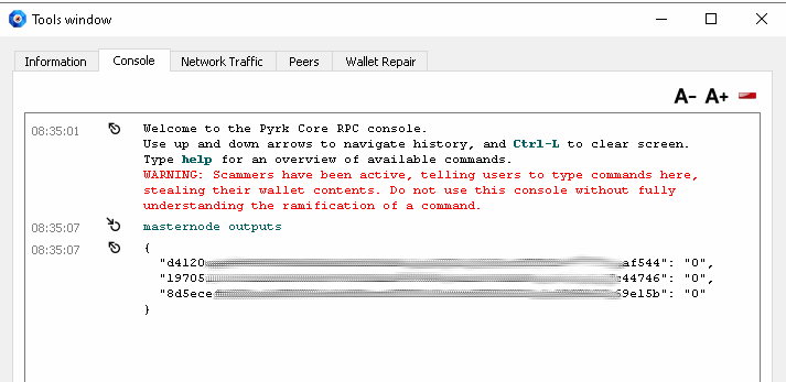 PYRK Masternode Setup Guide for Windows | by CryptoMarketSpy | Medium