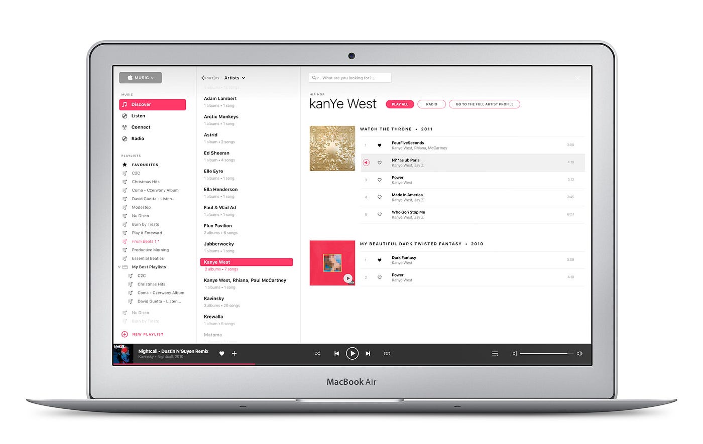 Apple Music Redesign: The Complete Desktop Experience. | by Tom Koszyk ...