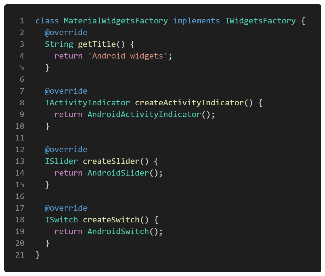 Flutter Design Patterns: 11 — Abstract Factory | by Mangirdas ...