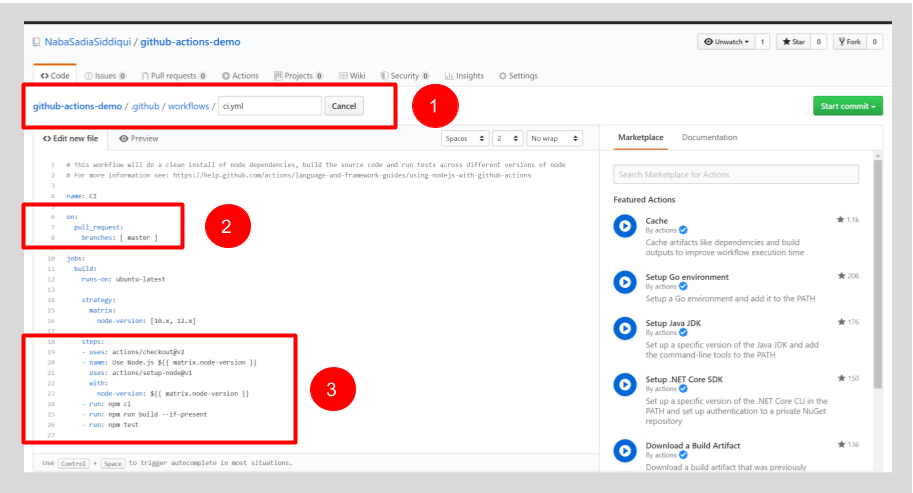 Using GitHub Actions to drive DevOps | by Naba Sadia Siddiqui | Medium