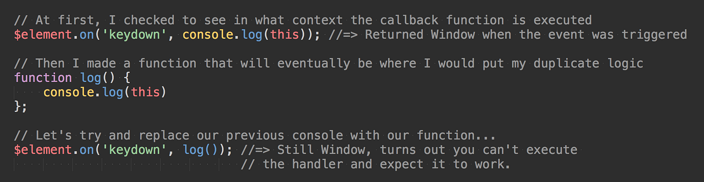 Simplifying Event Logic. By Reusing Event Handlers | by Josh Black | Medium