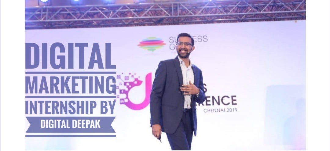 My Initial Steps in Digital Marketing with Digital Deepak’s Internship ...
