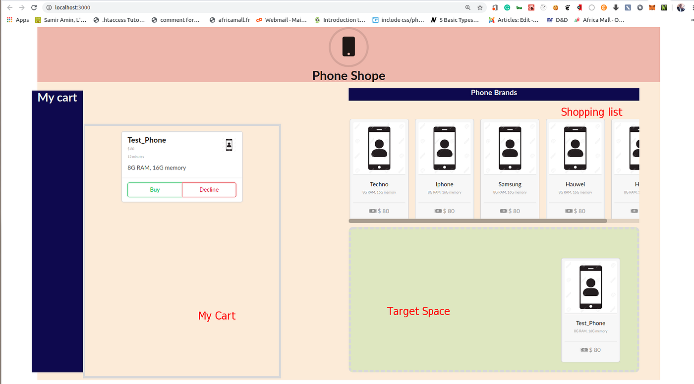 Build a Shopping Cart with React, Redux, and React-DnD — PART 2 | by eyong kevin | ITNEXT