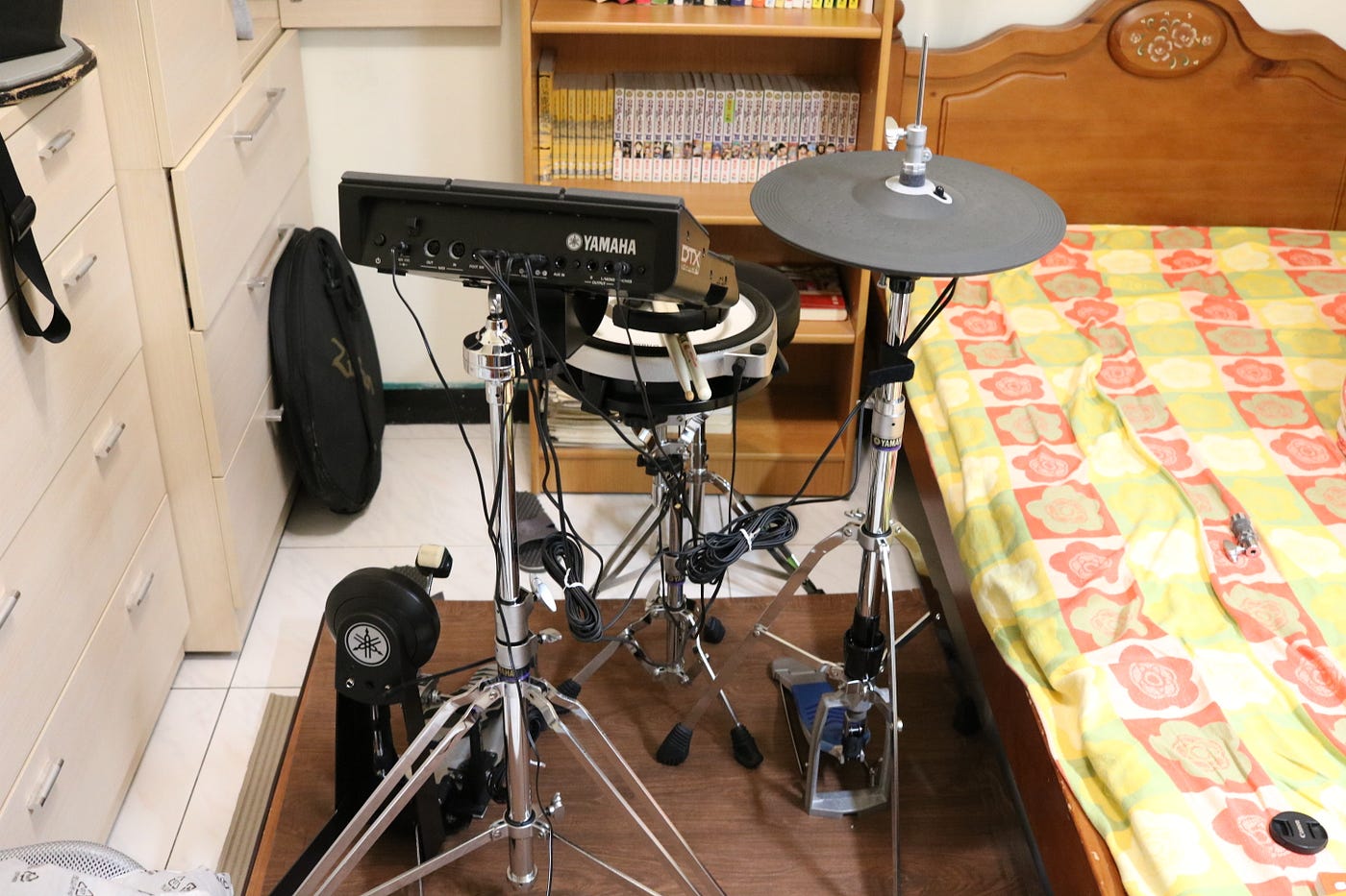 My Yamaha DTX Multi-12 Drum Kit. So recently I built a mini-size drum ...
