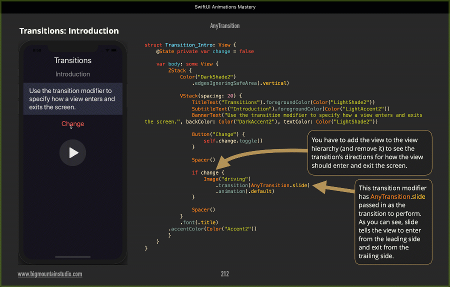 What are SwiftUI Transitions and How To Use Them? | Medium
