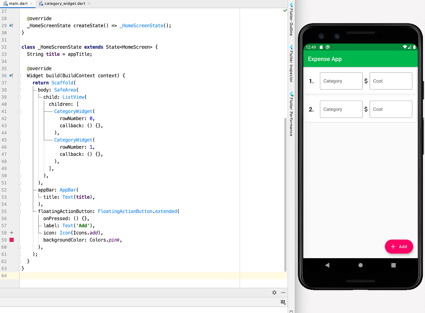 Getting Started With Flutter– Build an Expense App | by Mahmud Ahsan | Thinkdiff