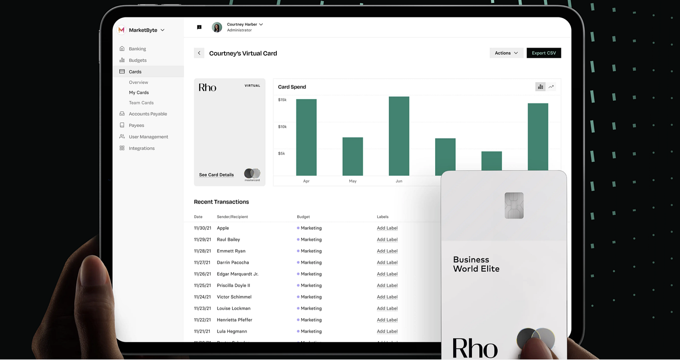 Rho, Rho, Rho the Boat … to Better Business Banking | by DFJ Growth ...