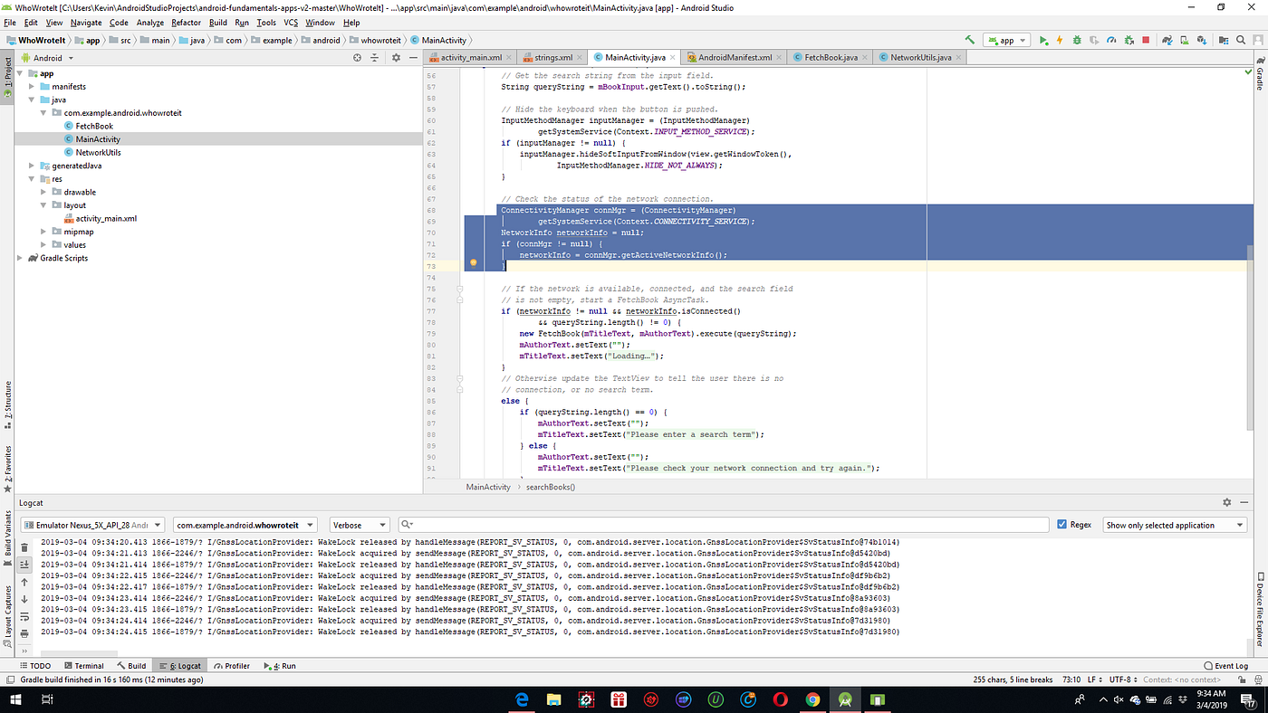 Android fundamentals 07.2: AsyncTask and AsyncTaskLoader | by Kevin Reynaldi | Medium