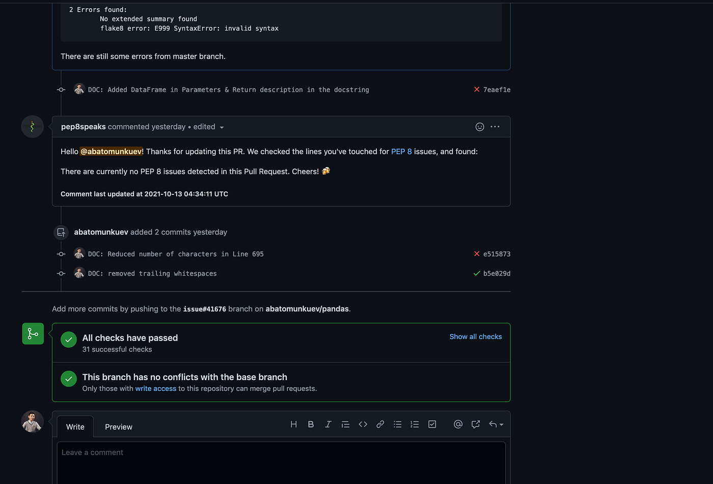 My First Contribution to Data Science Open Source Project | by Andrei Batomunkuev | Oct, 2021 ...