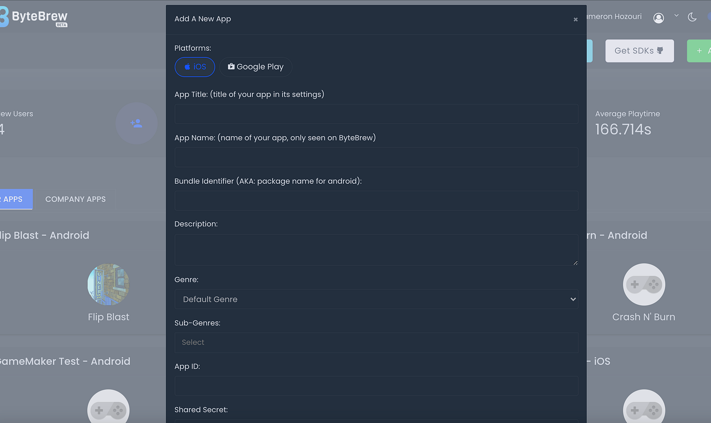 How to get Real-Time Analytics in your Unity Mobile Game with ByteBrew | by Cameron Hozouri | Medium