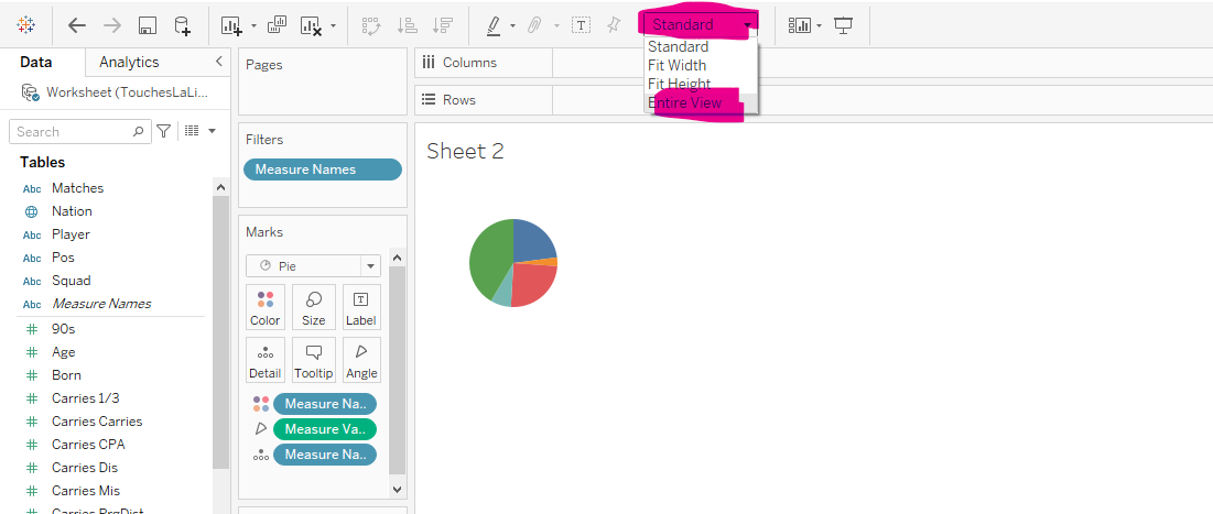 How to create pie charts in Tableau | by Pramit Bardhan | Medium