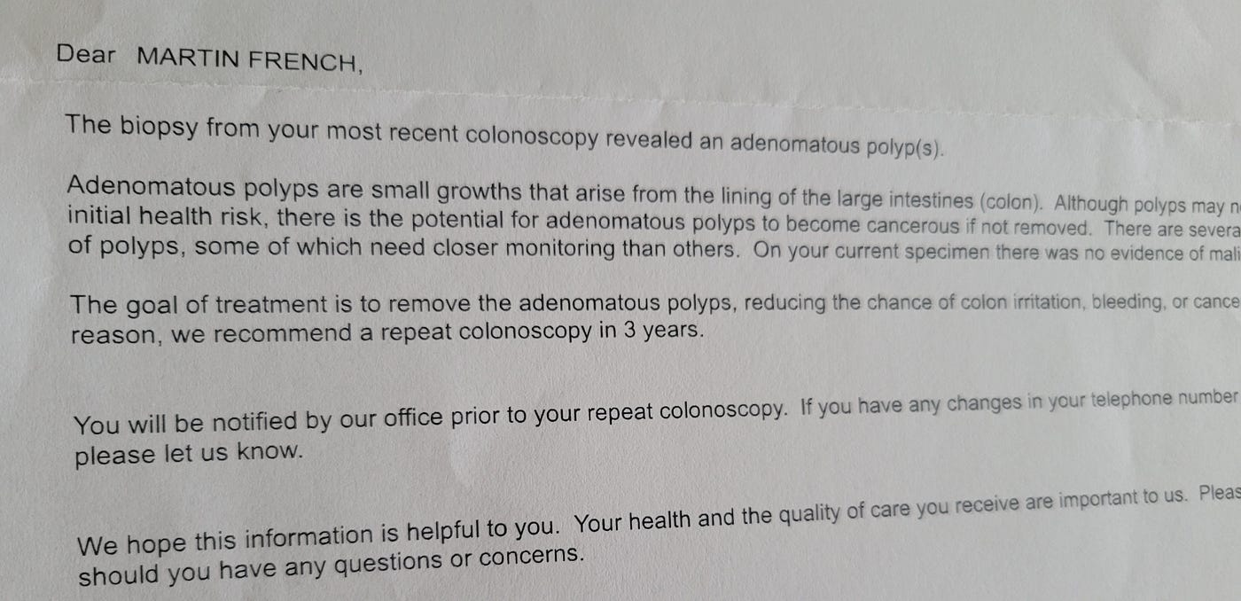 A Month After A Colonoscopy. | Medium