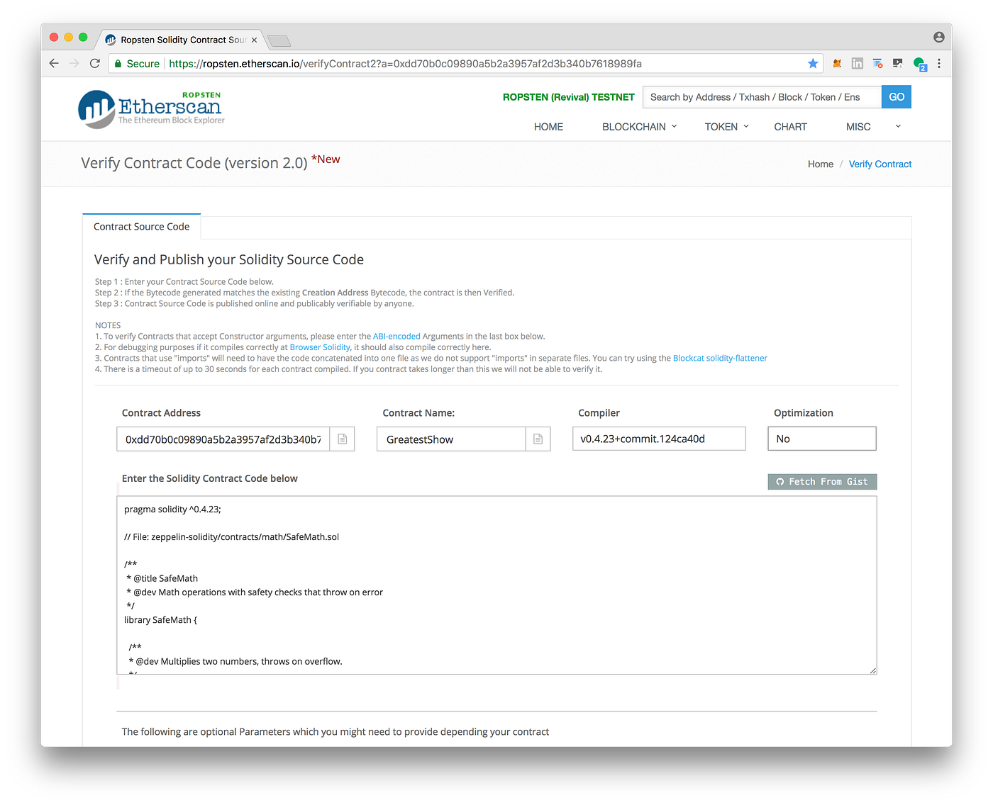 How to Verify and Publish on Etherscan | by Dan Emmons | Coinmonks | Medium