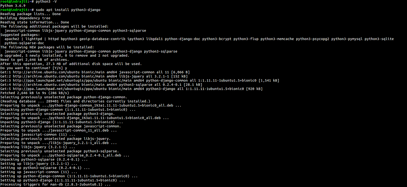What is Django and how to install it? | by Indrajit Sadhukhan | Medium
