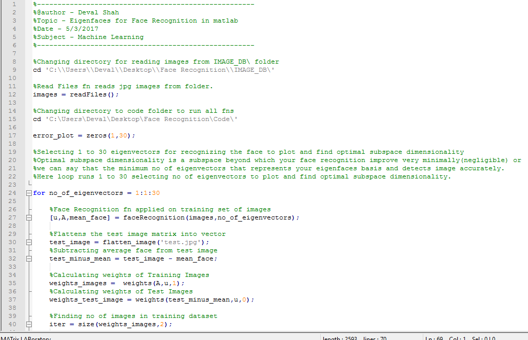 Face Recognition using eigenfaces technique. | by Deval Shah | Medium