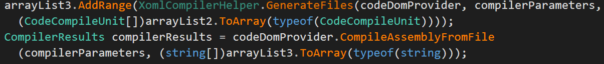 Arbitrary Unsigned Code Execution Vector In Microsoftworkflowcompilerexe By Matt Graeber