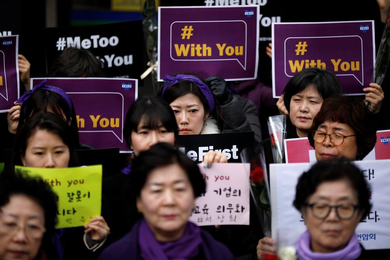 #MeToo movement in South Korea. How a hashtag rose up to represent ...
