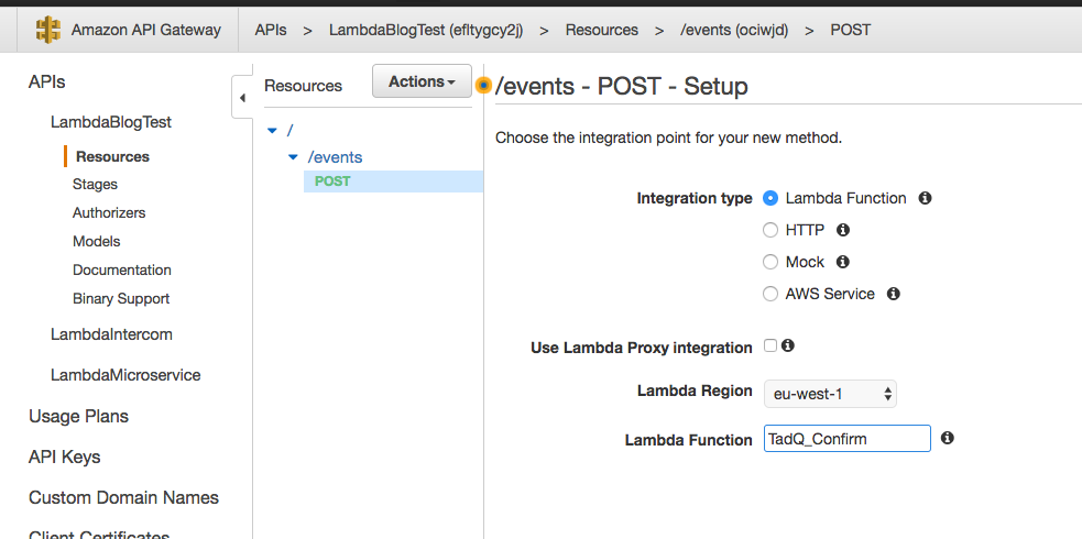 Tutorial: Using Intercom with AWS Lambda | by Cathal Horan | Medium