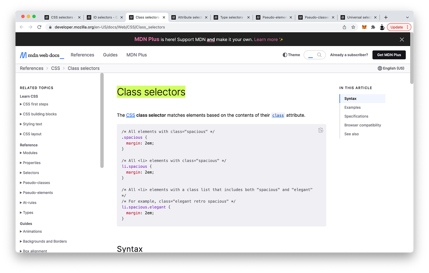 Chapter 20: Advanced CSS Selectors and JavaScript Selector Functions ...