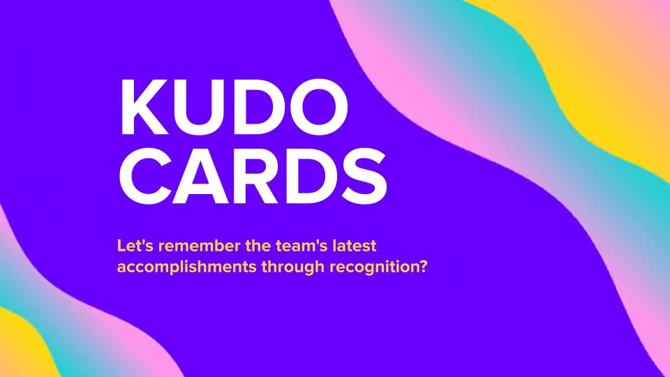 How I used Kudo Card practice in a retrospective | Medium