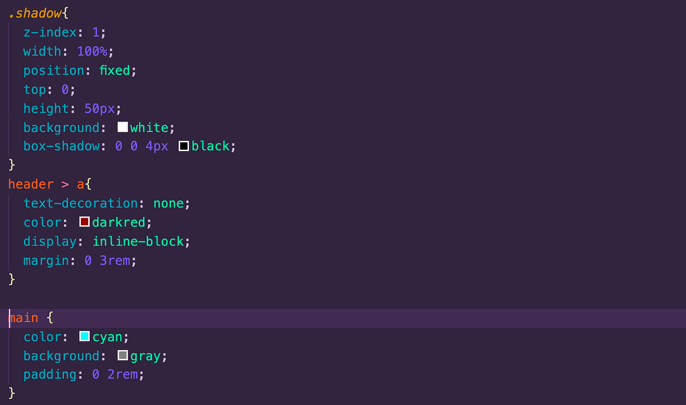 Making a sticky header. When you style CSS in different ways… | by Troy ...