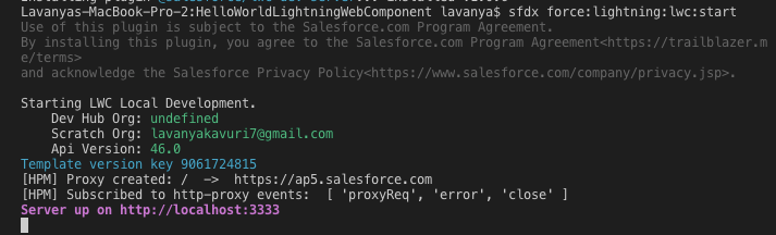 Salesforce LWC Local Development Basics | by Lavanya Kavuri | Medium
