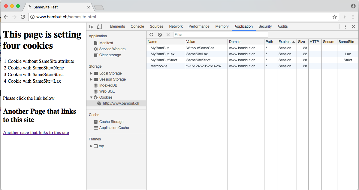 Samesite Cookie Attribute December 4th 2017 Updated April 1st… By Ivan Bütler Compass