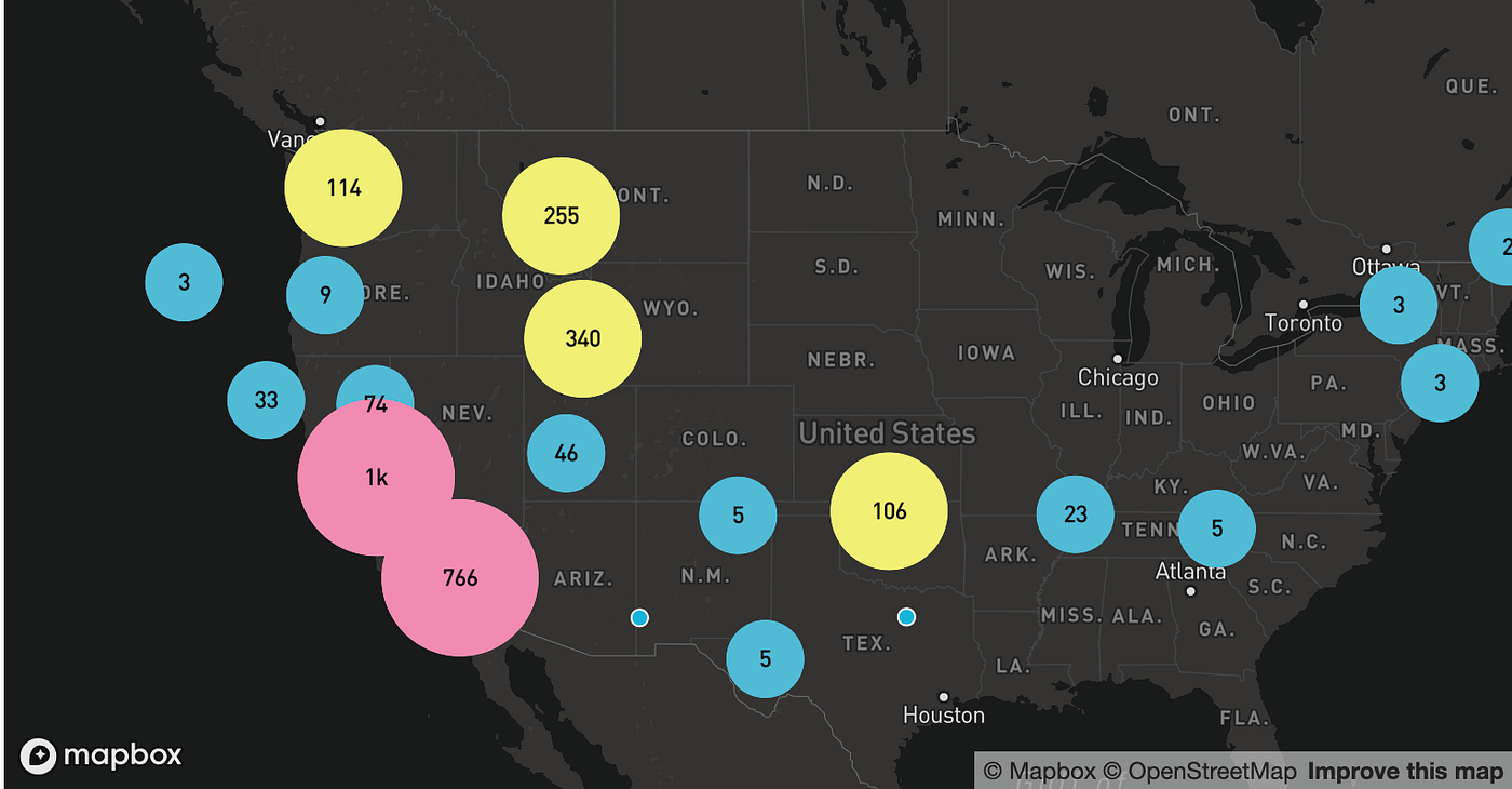 Set Mapbox cluster icons based on cluster contents | by Mostafa Abdelraouf | Medium