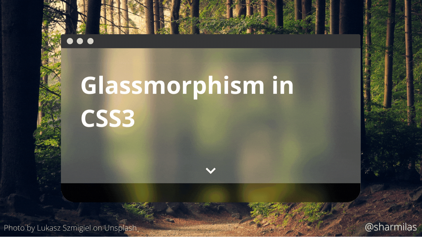 Glassmorphism effect in CSS3. In this article, we will be learning to ...