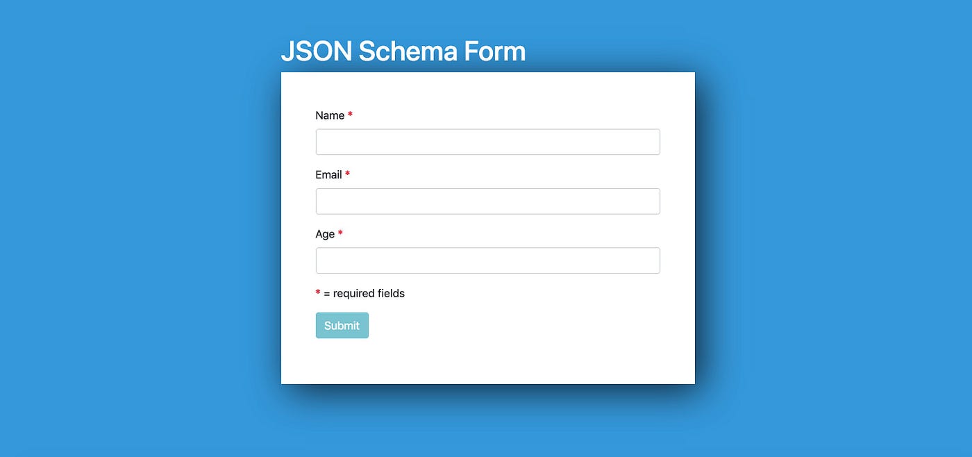 JSON Schema — Form Validation, with Angular & RESTHeart | by Riccardo ...
