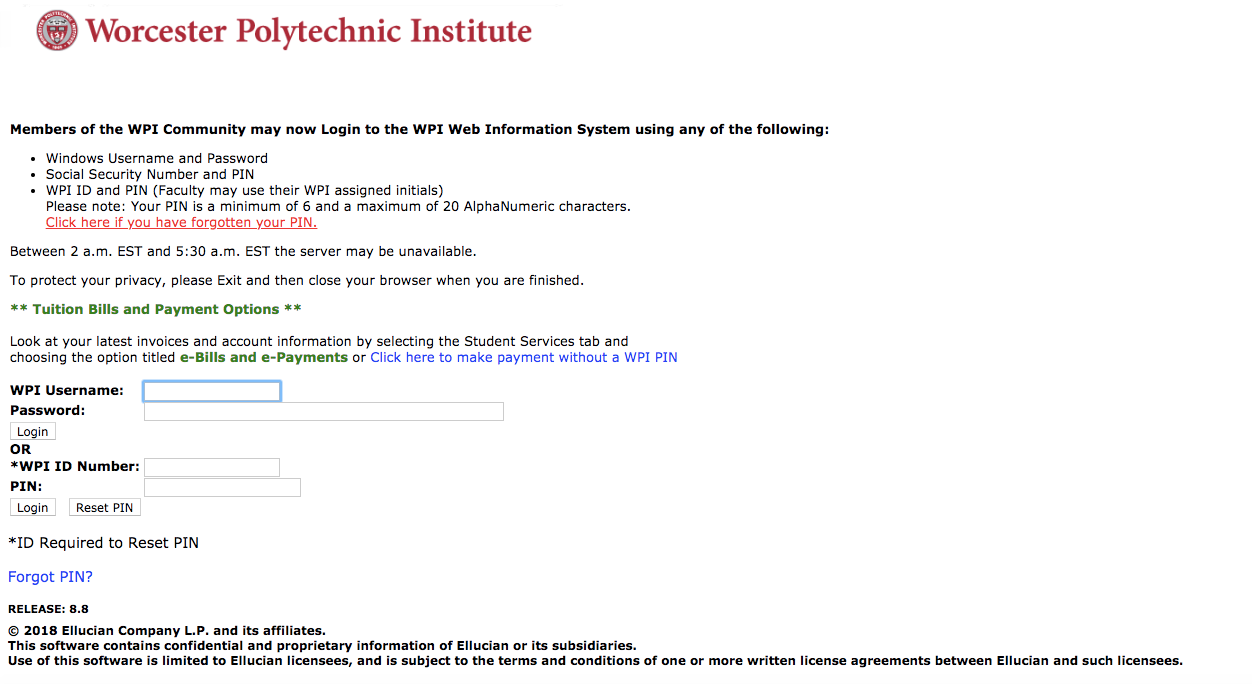 Why the WPI BannerWeb Site Looks Bad | by Ioannis Kyriazis | Medium