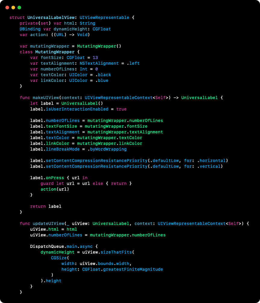 UILabel with HTML tags in UIKit and SwiftUI | by Max Kalik | Jul, 2022 | Medium