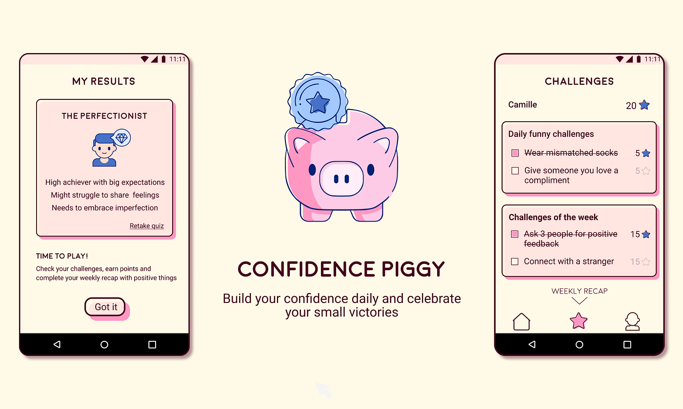 Creating a self-confidence app from the ground up — A UI/UX case study ...