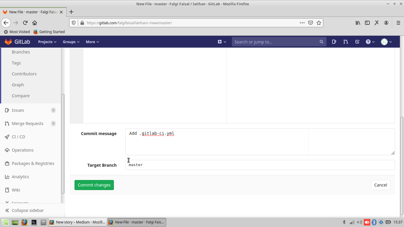 Simple CI / CD With Gitlab-CI. This is just a simple tutorial about ...
