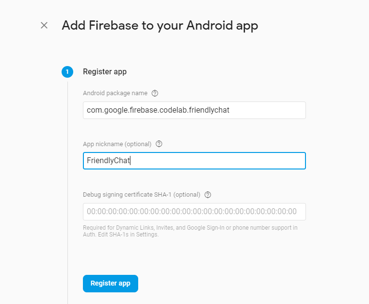 Firebase Android Codelab. Create Firebase console Project | by Meidiani Juwita | Medium
