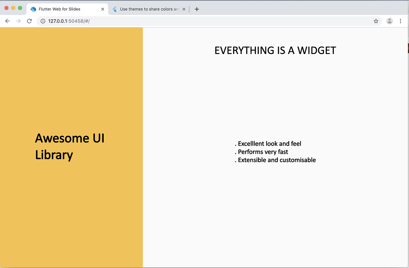 Flutter Thursday 10 Flutter For Web — Building Presentation Slides Using Flutter By Shuaib