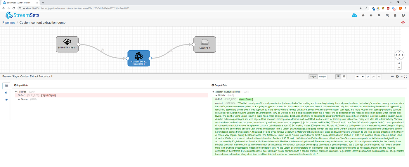 How to create a custom Streamsets processor for content extraction | by Razvan Simion | Medium