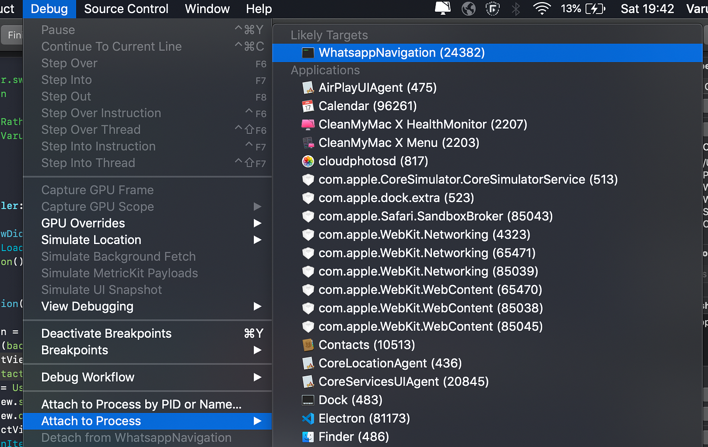 Advanced Xcode Debugging Trick Debug Ios Apps Without Running The App By Varun Mac O