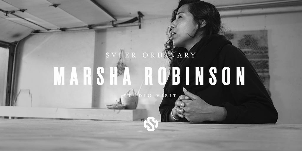 Marsha Robinson : Studio Visit. Marsha Robinson is well traveled. This ...