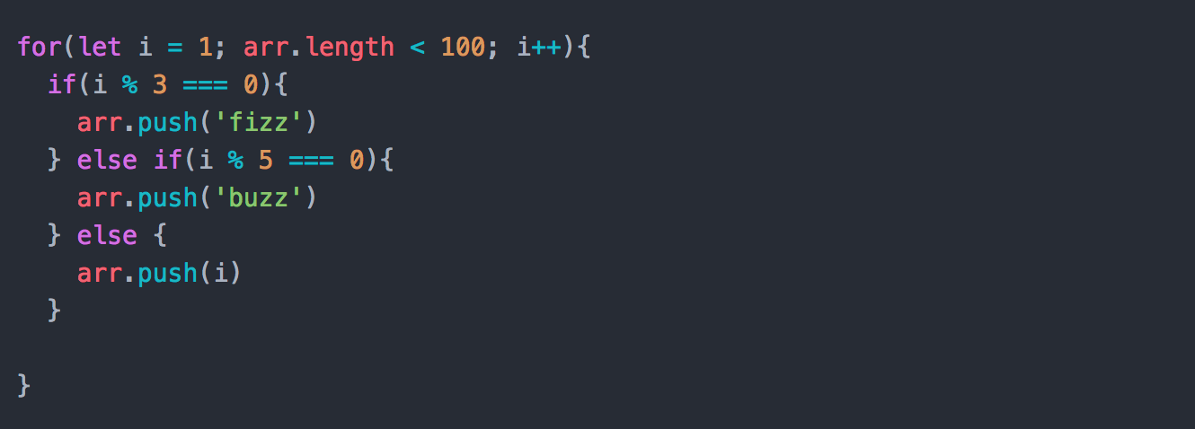 Solving custom Fizzbuzz with Javascript | by John Muskett | Medium