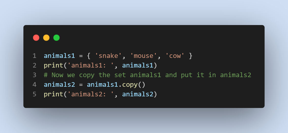 Python Set Methods. Built-in set methods are shown in… | by Kazi ...