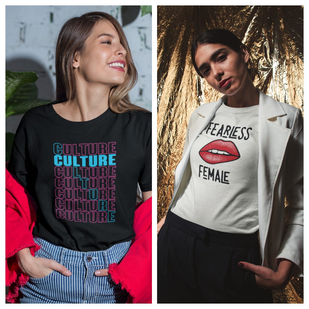 How to Dress Up Your Graphic Tees for Women | by Laura Becker | Medium